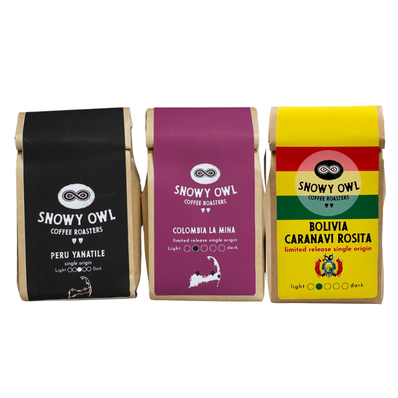Single Origin Coffee 3-Pack — Limited Edition – Snowy Owl Coffee Roasters